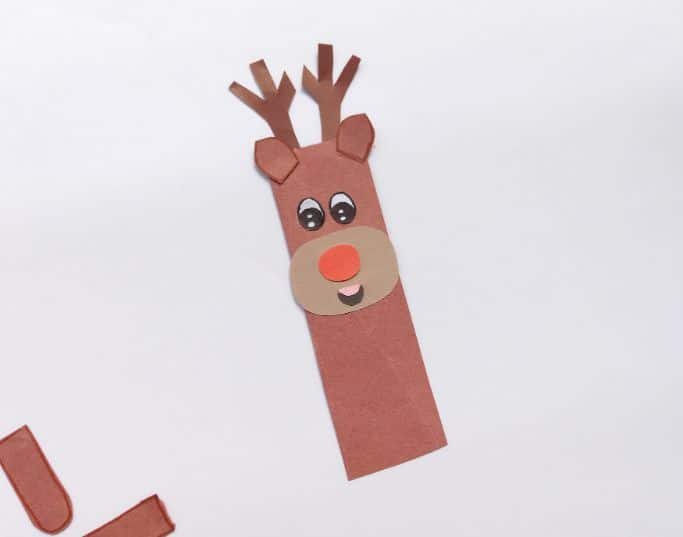 Rudolph Christmas Bookmarks with Free Printable Templates