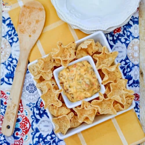 Easy 3 Ingredient Rotel Dip on the Stovetop