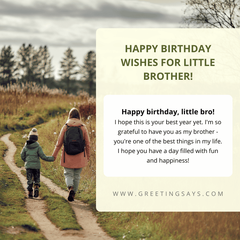 Best Happy Birthday Wishes for Little Brother