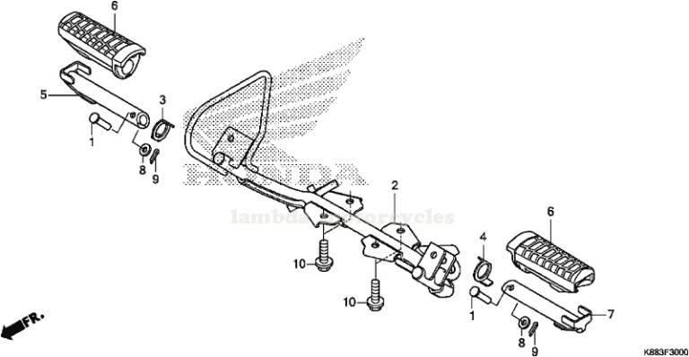 Shop by Parts Diagrams for C110X J 2018 - Lambda Motorcycles Postie Parts