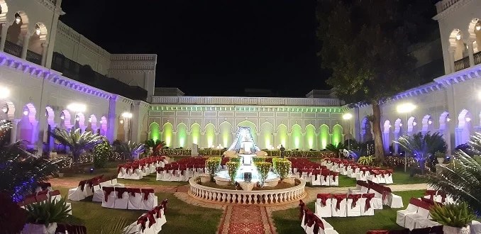 Wedding Reception at Paigha Palace Begumpet - by Elite Caterers