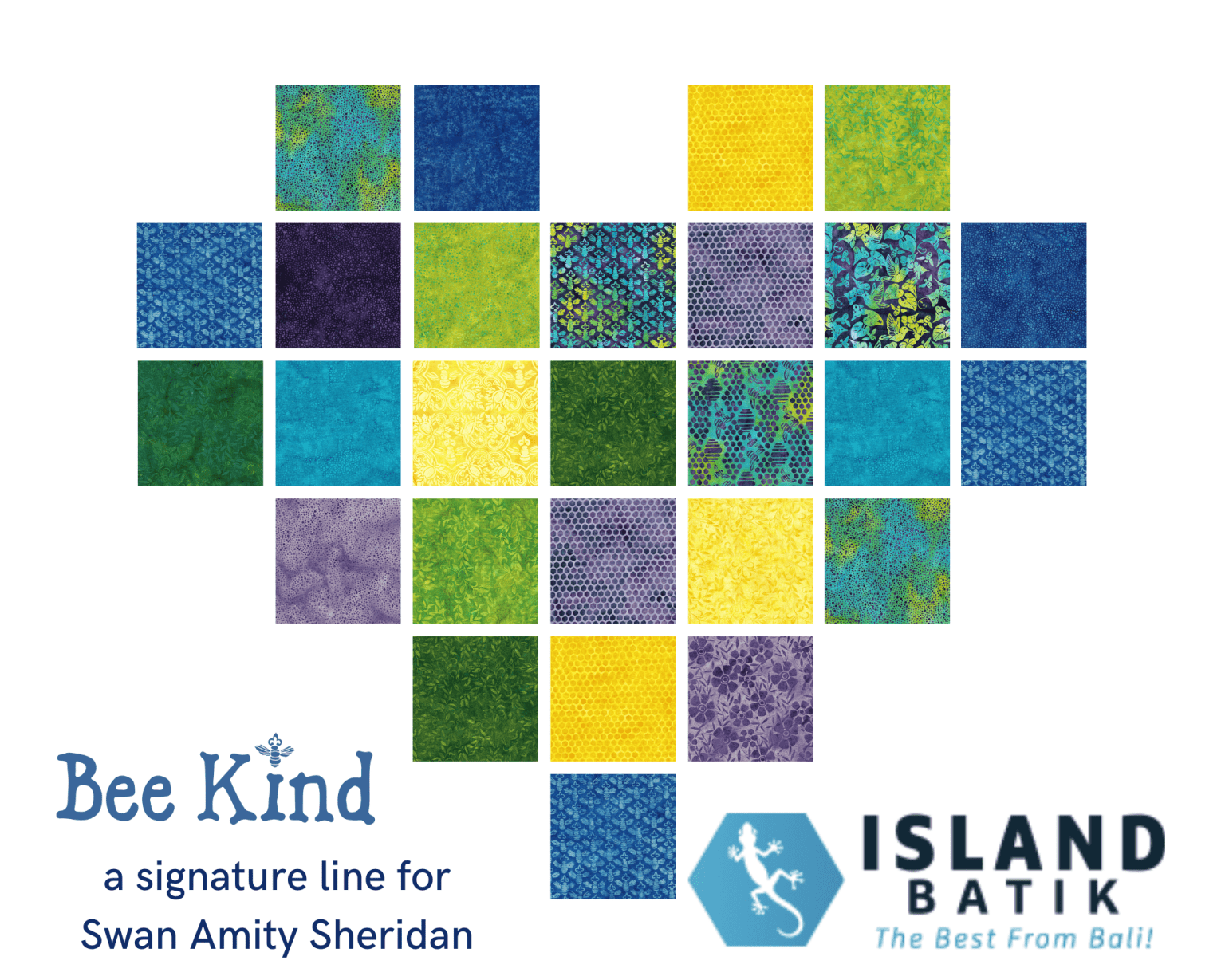 Block by Block – Made with Bee Kind from Island Batiks | Quiltblox.com