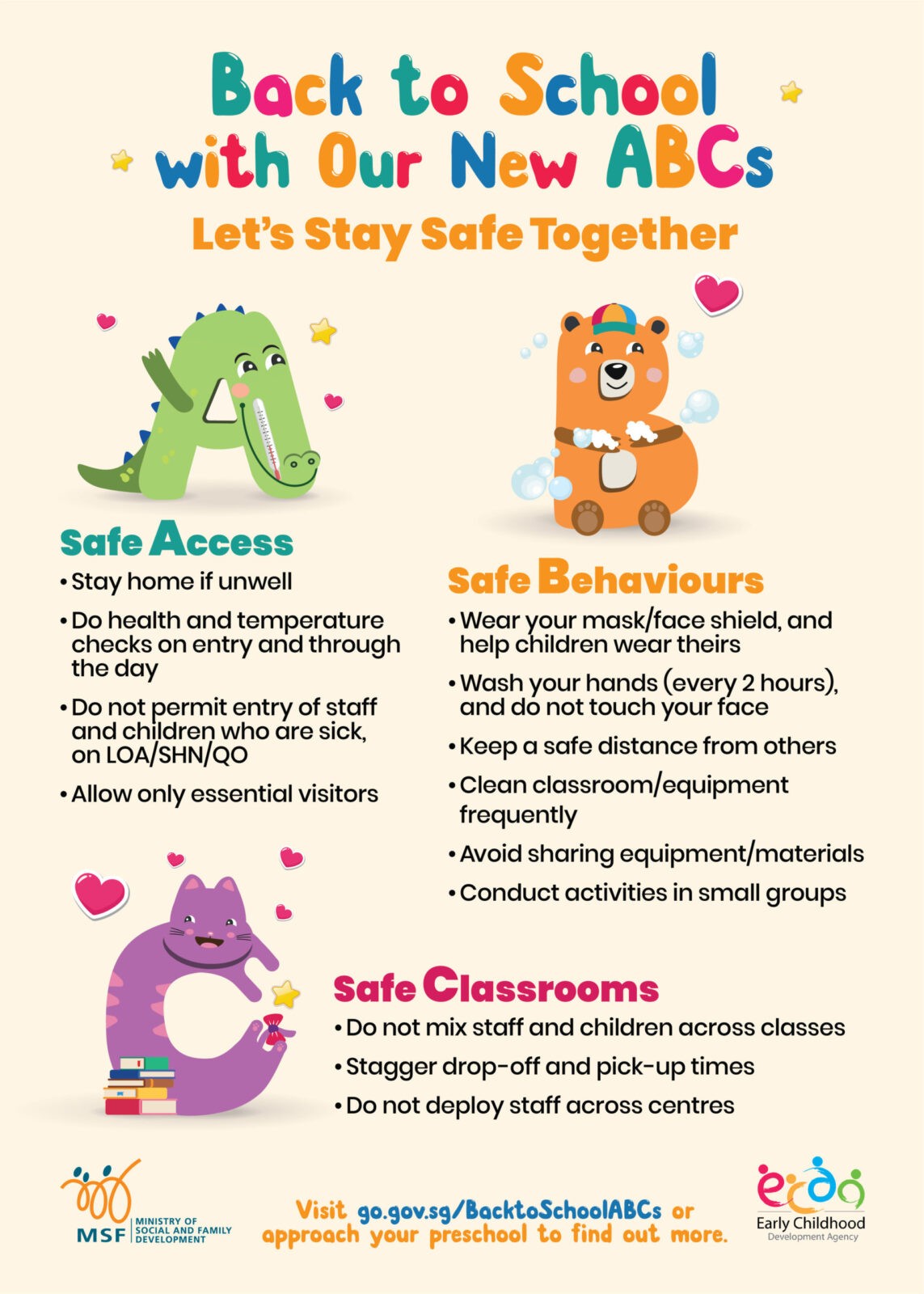 Back to School with ABCs of Keeping Safe! - RainbowDiaries