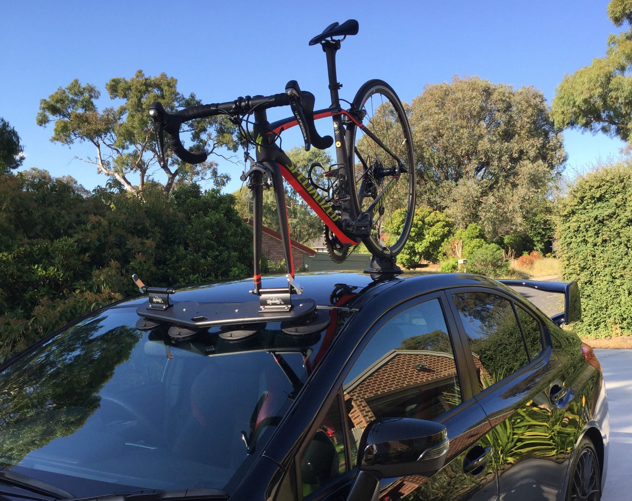 Subaru WRX STI Bike Rack - SeaSucker Down Under