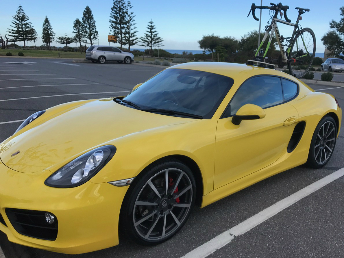 Porsche Cayman S 981 Bike Rack - Part 1 - SeaSucker Down Under