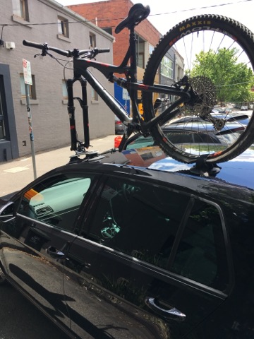 VW Golf R Bike Rack - SeaSucker Down Under