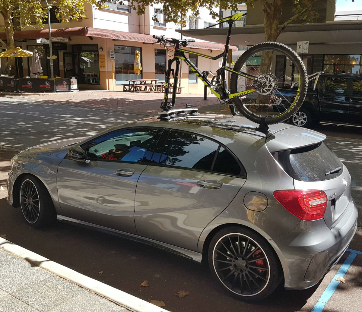 Mercedes A45 AMG Bike Rack - SeaSucker Down Under