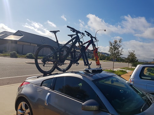 Nissan 350Z Bike Rack - SeaSucker Down Under