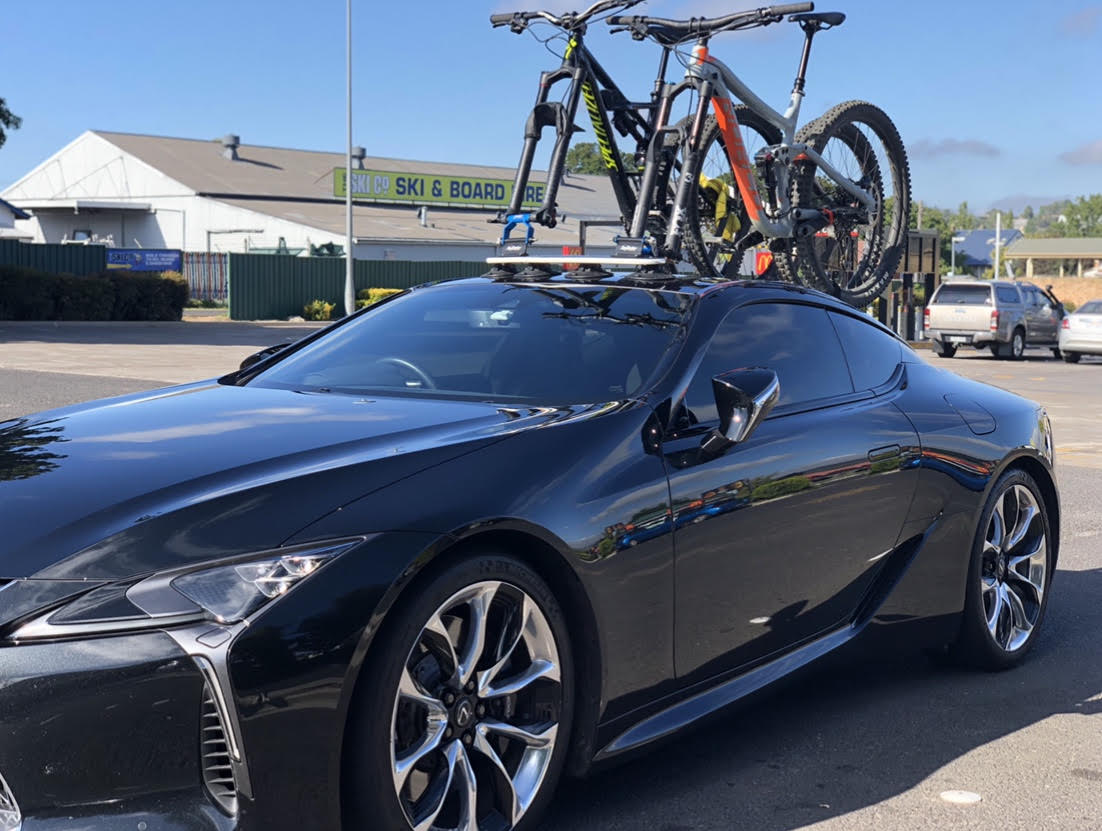 Lexus LC500 Bike Rack - SeaSucker Down Under