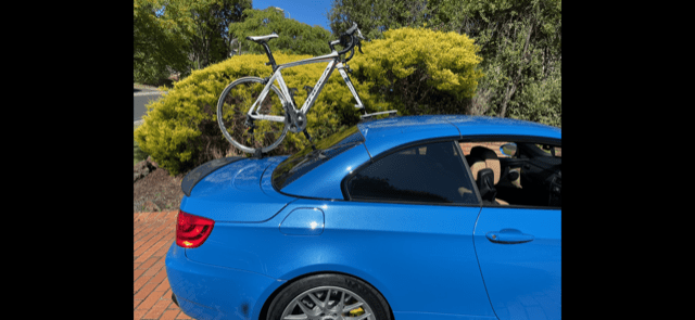 BMW M3 Convertible Bike Rack - SeaSucker Talon