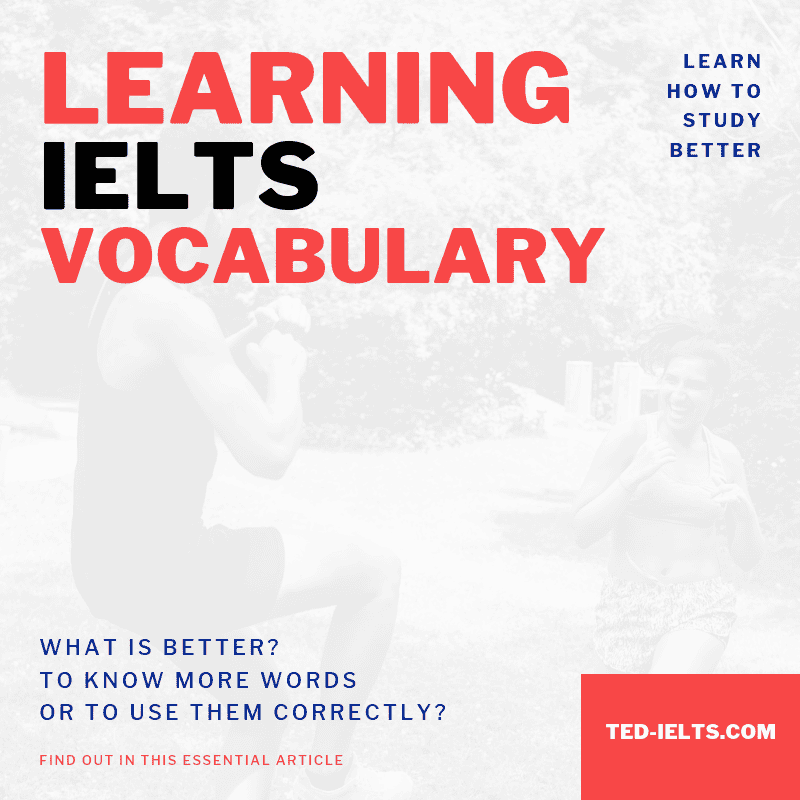 Learning IELTS Vocabulary - TED IELTS