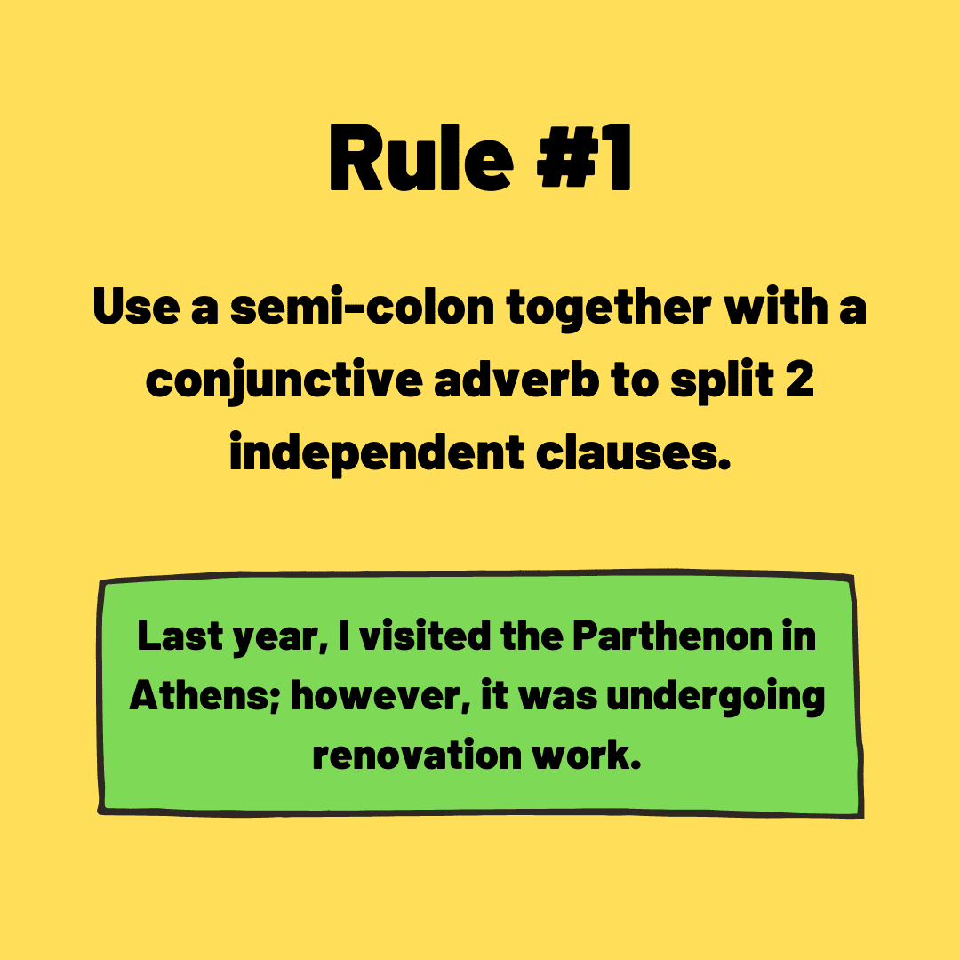 How to Use a Semi-Colon [A Very Simple Guide] - TED IELTS