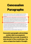 Concession Paragraphs for IELTS - TED IELTS