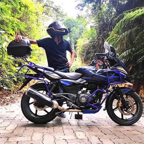 Kerala's first touring modified bajaj pulsar 220 adventure - https ...