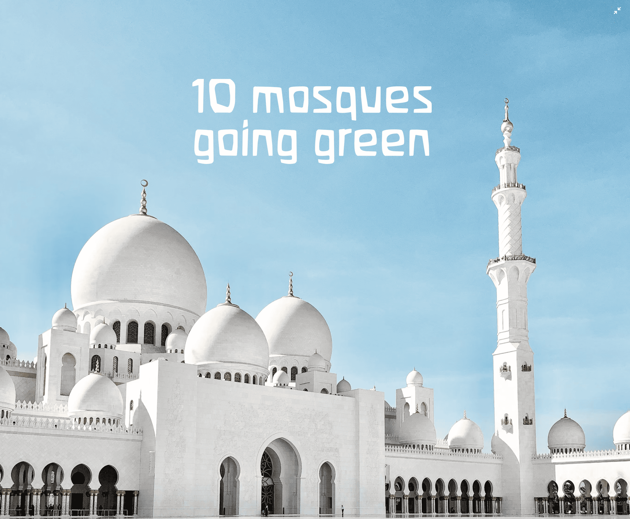 Solar power for 10 mosques - Green Prophet
