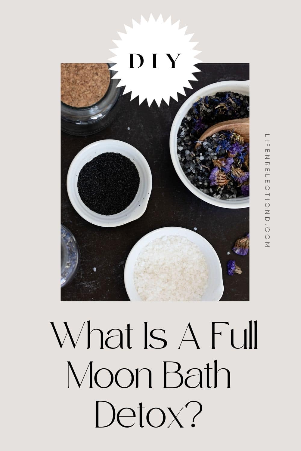 Midnight Bath Soak Recipe: Full Moon Bath Ritual Detox