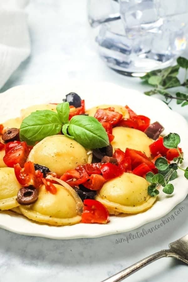 The Best Ravioli Salad - Simple Italian Cooking