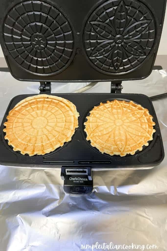 Amazing Italian Lemon Pizzelle Recipe - The Best - Simple Italian Cooking