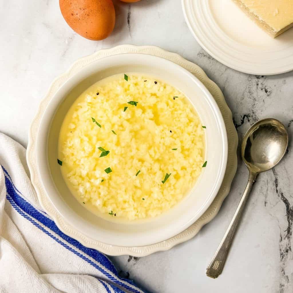 Best Stracciatella alla Romana- Italian Egg Drop Soup - Simple Italian Cooking