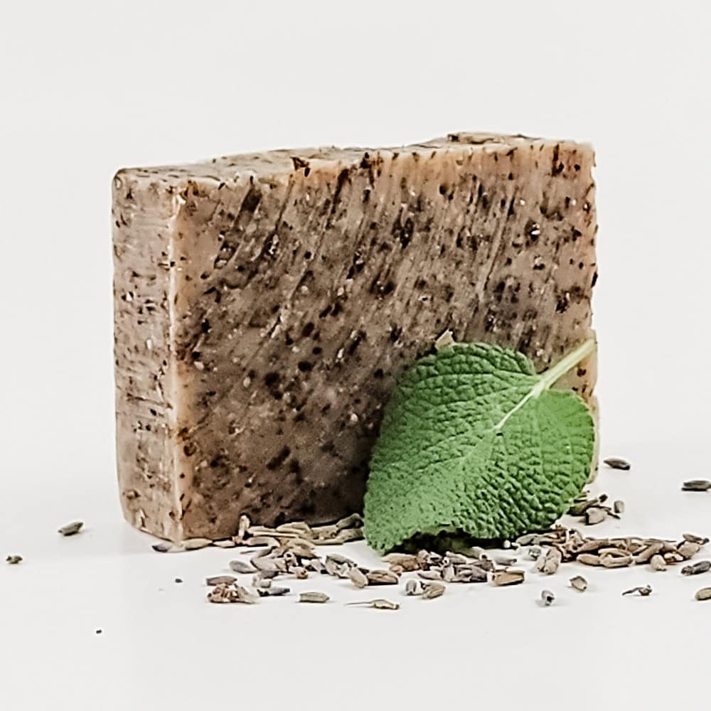Lavender Sage Soap Bar - Handmade with Real Lavender Buds