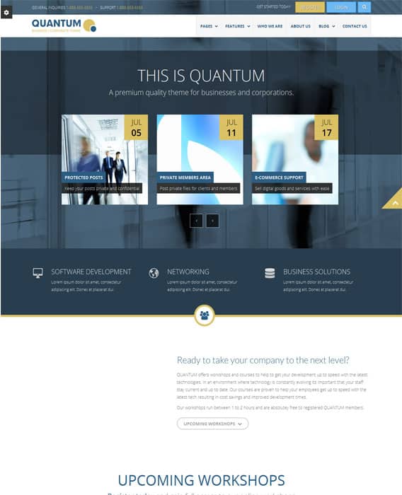 70+ Mindblowing Bootstrap Business Templates for online presence