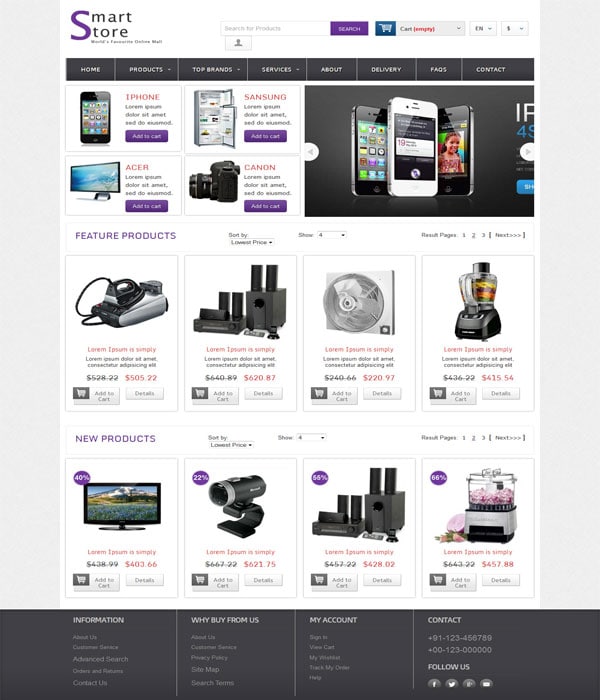 50+ Outstanding Bootstrap Ecommerce Templates - WP Freeware