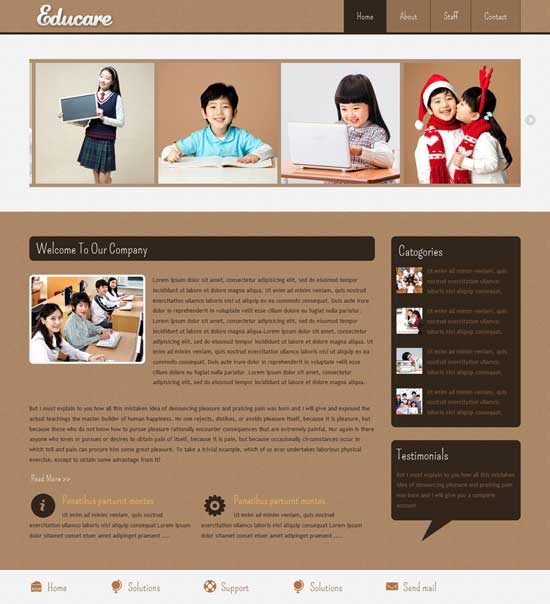 66+ Fantastic Education Website Templates Free Premium