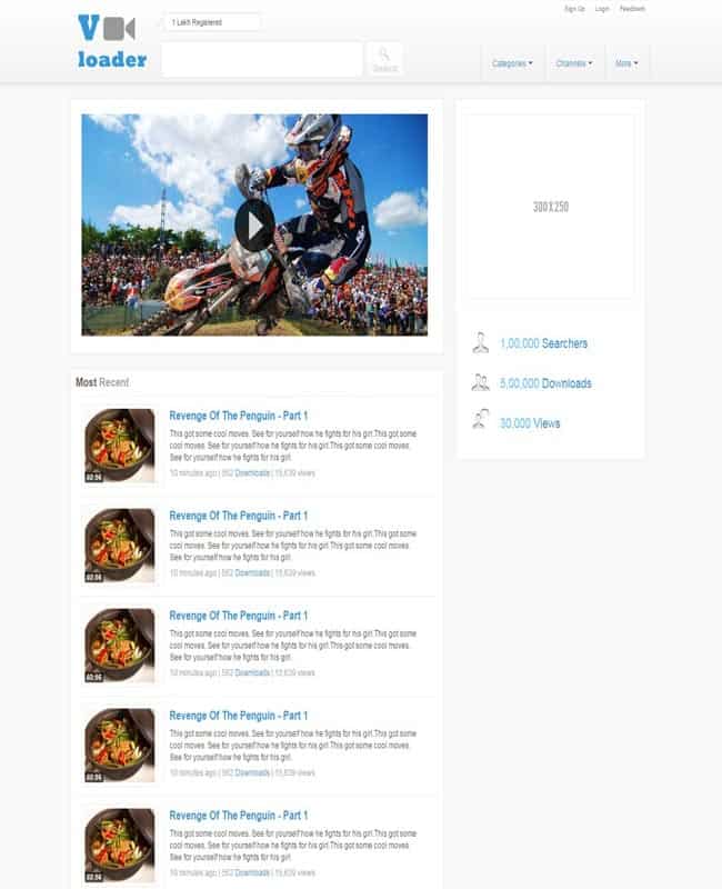 35+ Outstanding Video Website Templates Free & Premium - WP Freeware