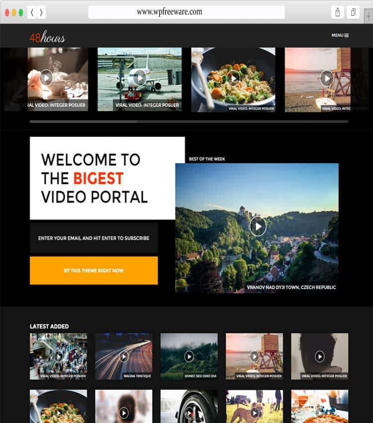 55+ Awesome Entertainment Website Templates - WP Freeware