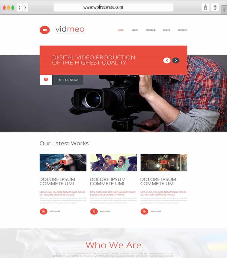 35+ Outstanding Video Website Templates Free & Premium - WP Freeware
