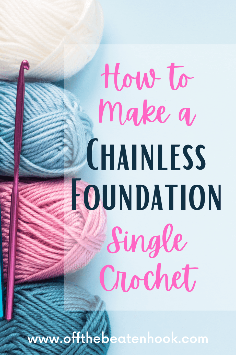 Single Crochet Foundation Chain: How to + Video Tutorial