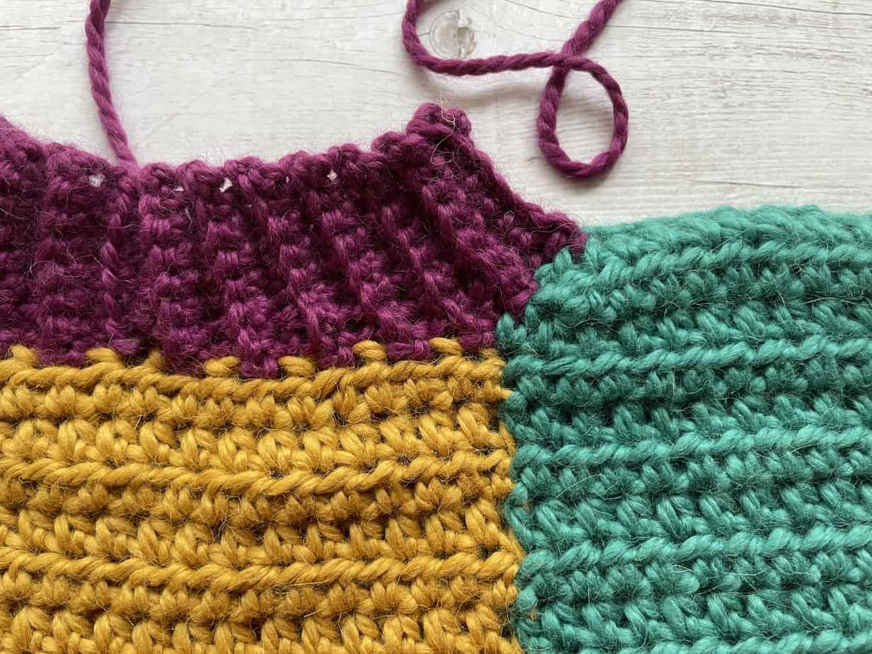 Bulky Crochet Sweater Pattern: Free Color Block Sweater + Video