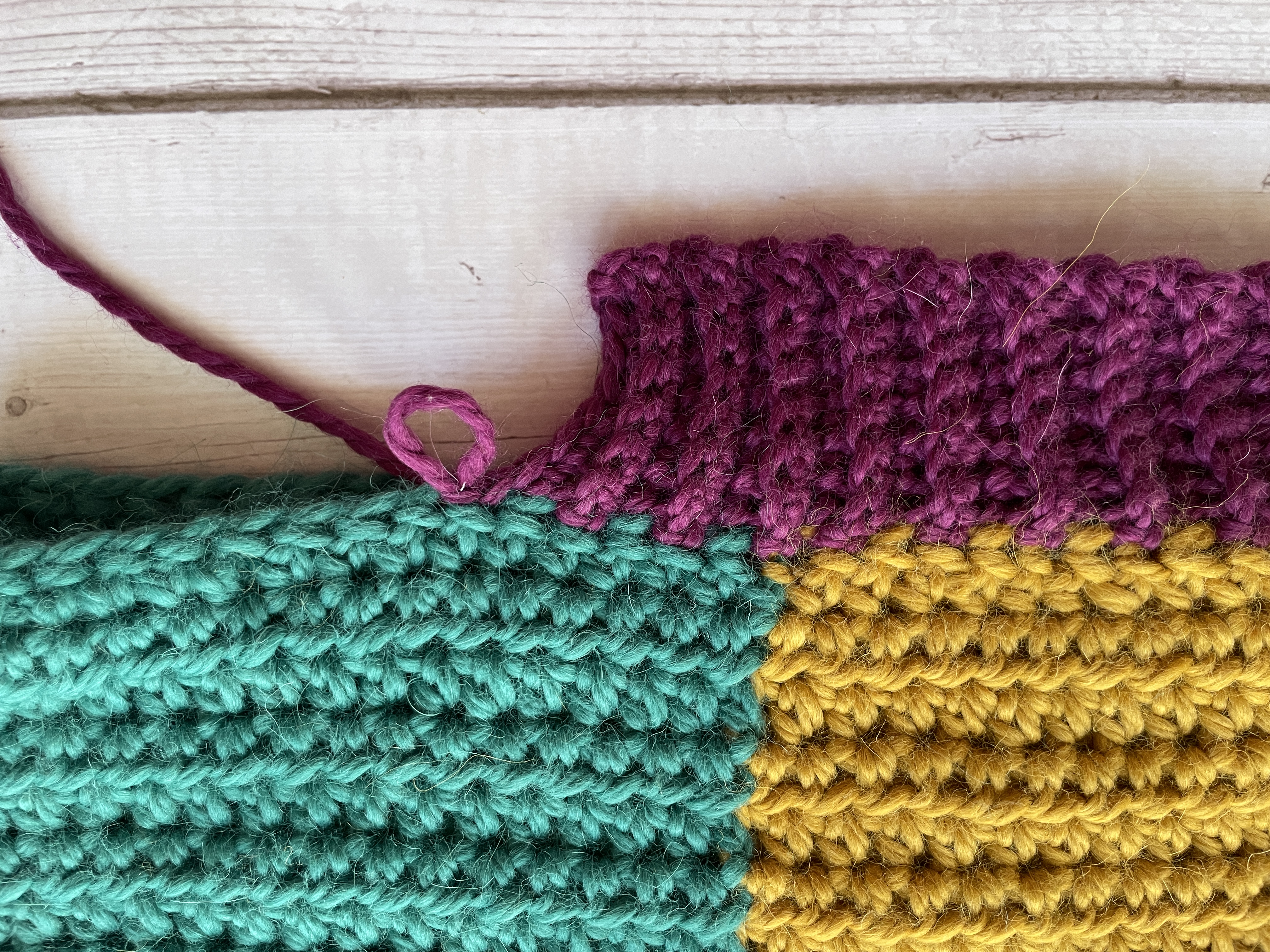 Bulky Crochet Sweater Pattern: Free Color Block Sweater + Video