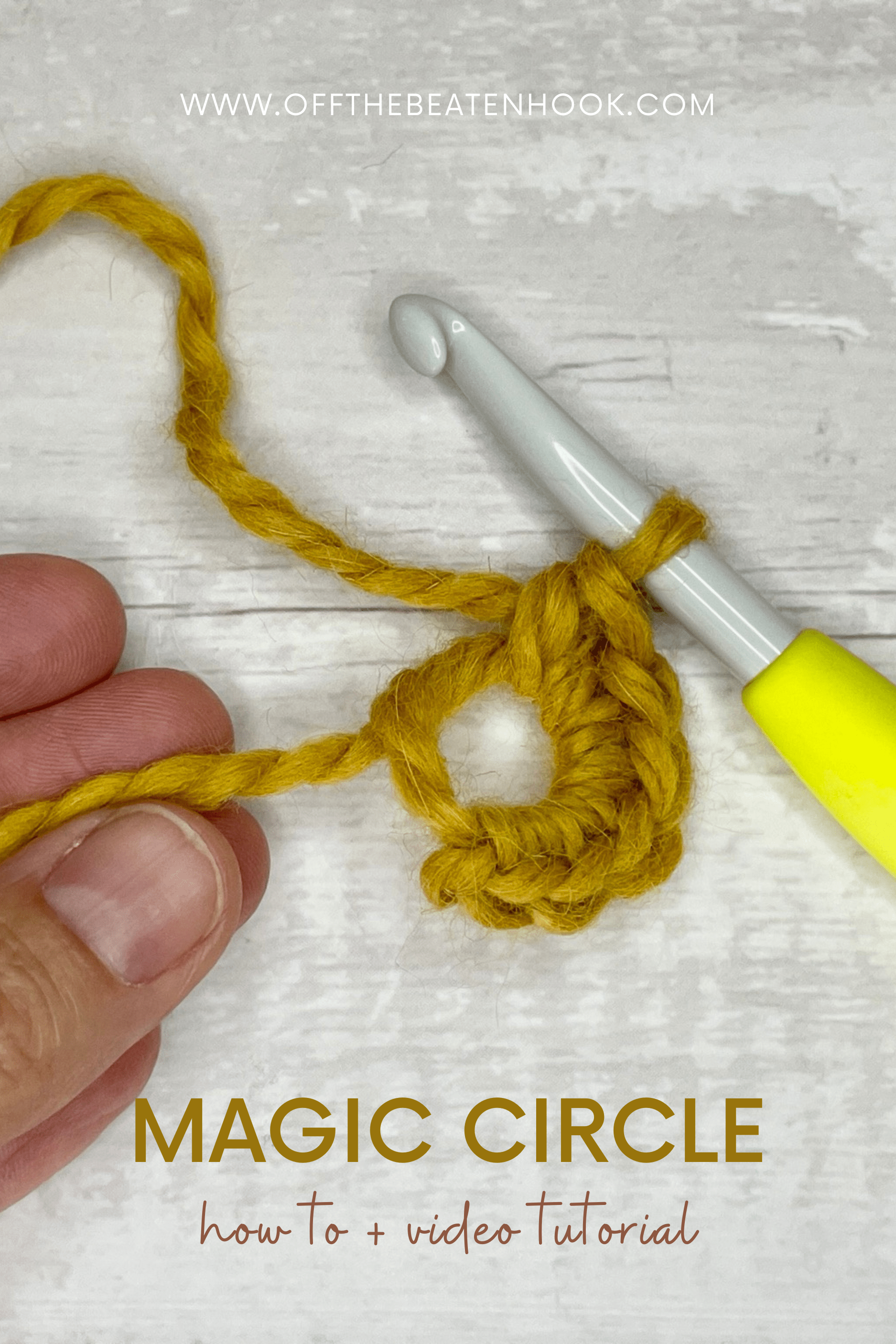 How to Make a Crochet Magic Circle + Video Tutorial