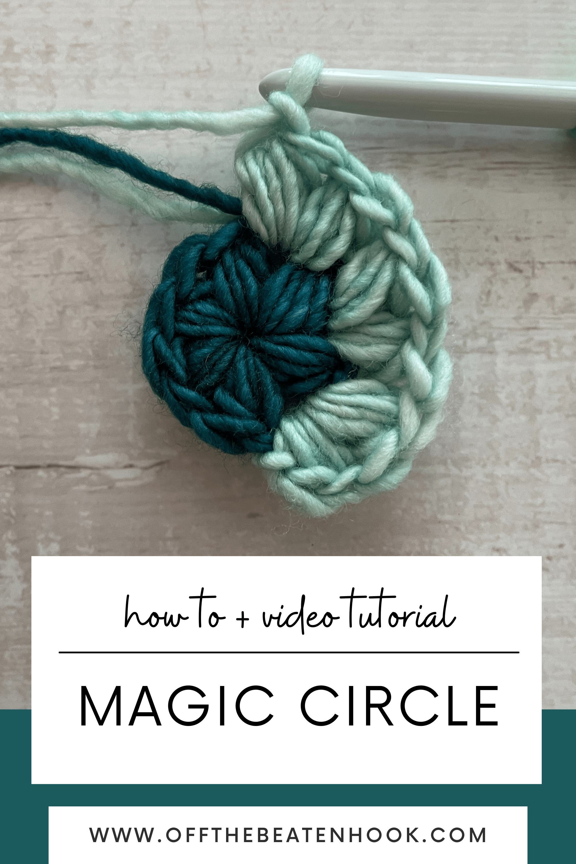 How to Make a Crochet Magic Circle + Video Tutorial