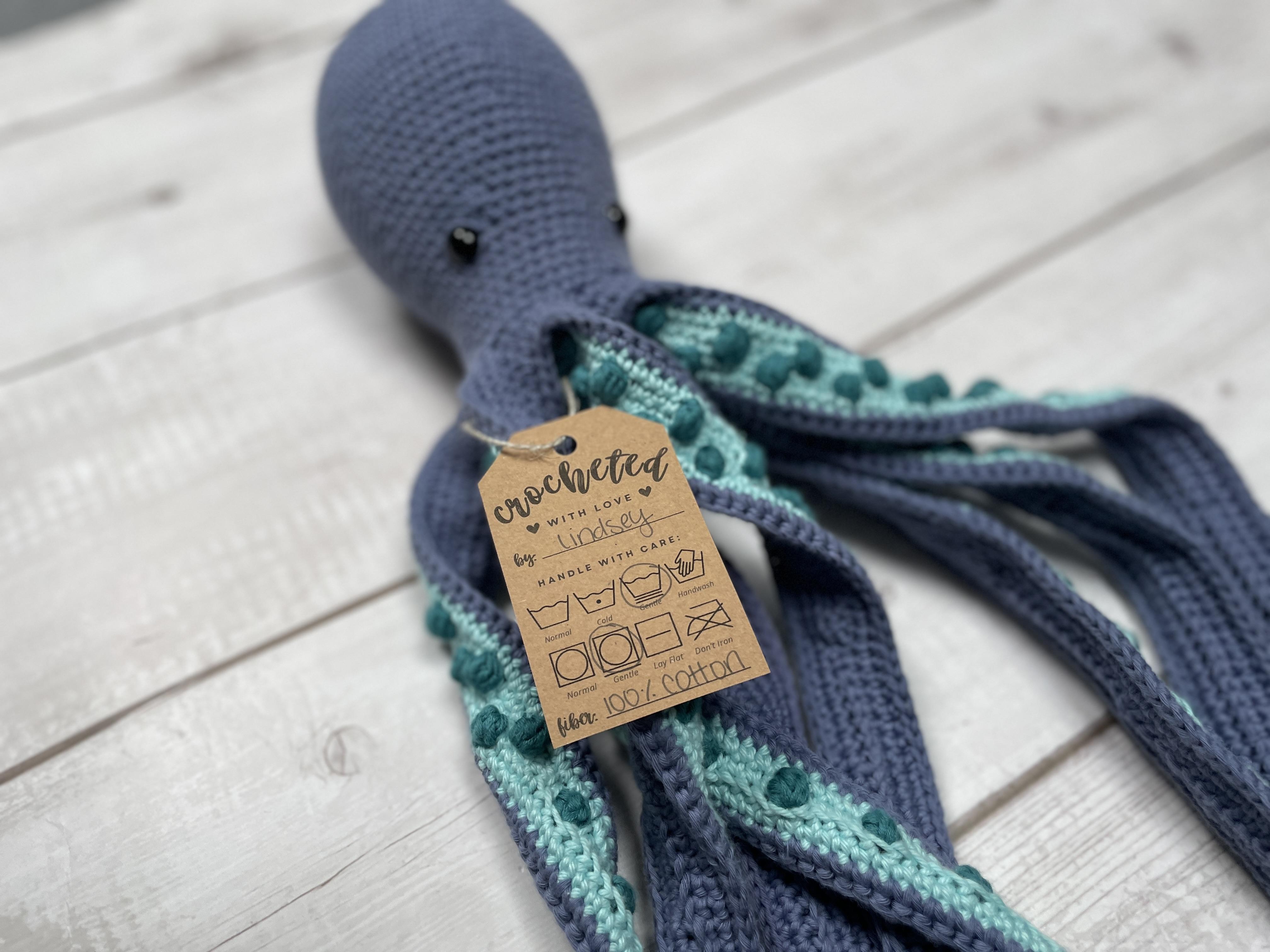 Crochet Care Tags: Free Printable Laundry Instructions