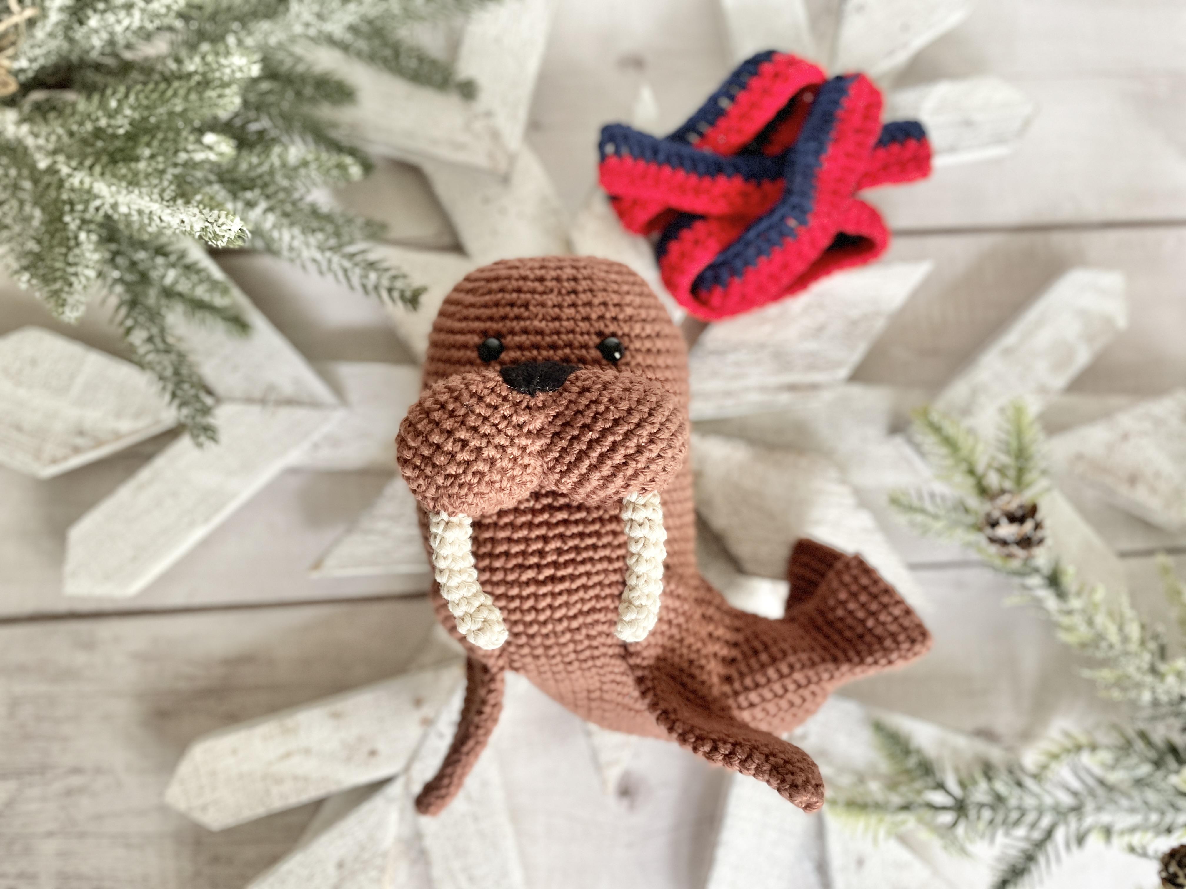 Walrus Crochet Pattern + Video Tutorial
