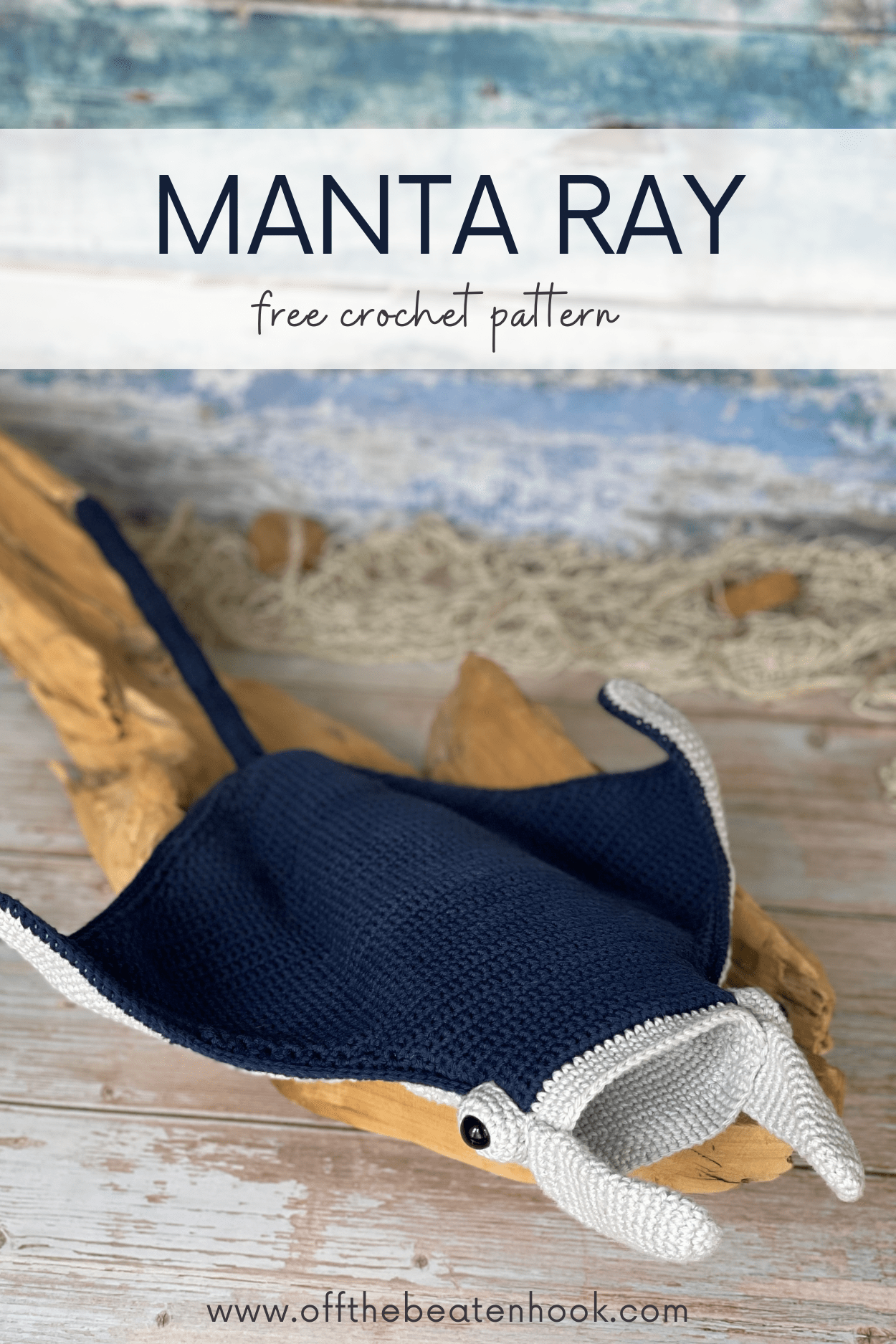 Manta Ray Crochet Pattern - Free!