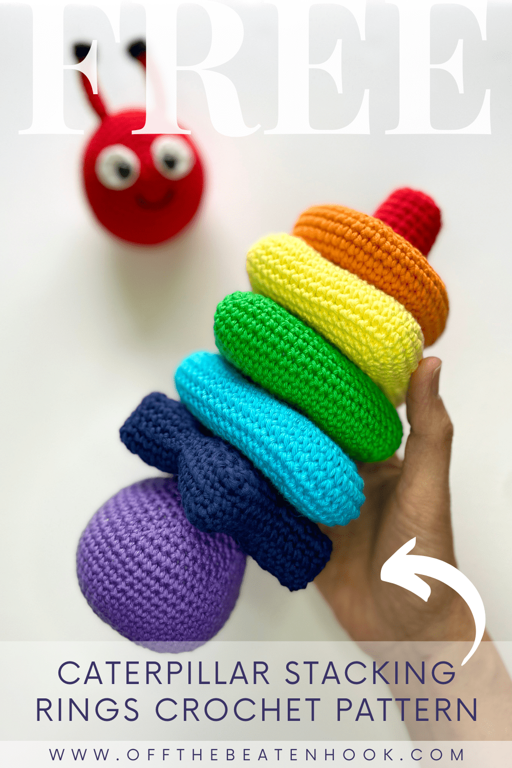 Crochet Stacking Toy: Free Pattern + Video Tutorial