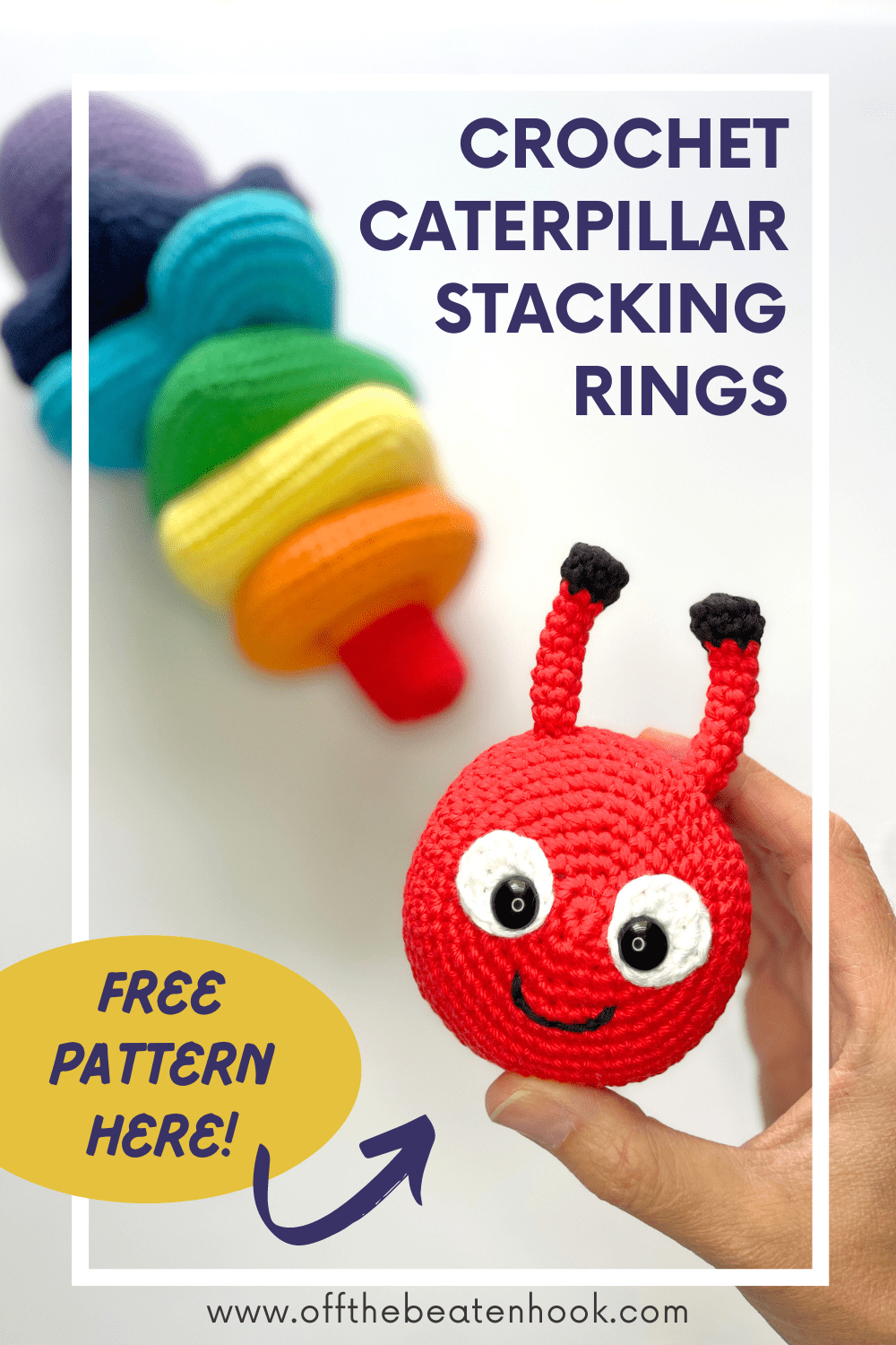 Crochet Stacking Toy: Free Pattern + Video Tutorial