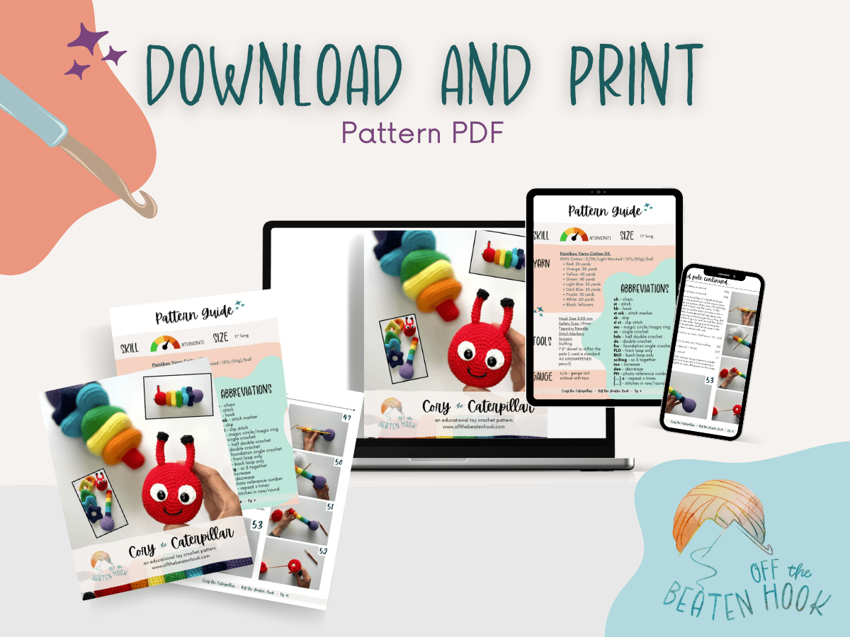 Crochet Stacking Toy: Free Pattern + Video Tutorial