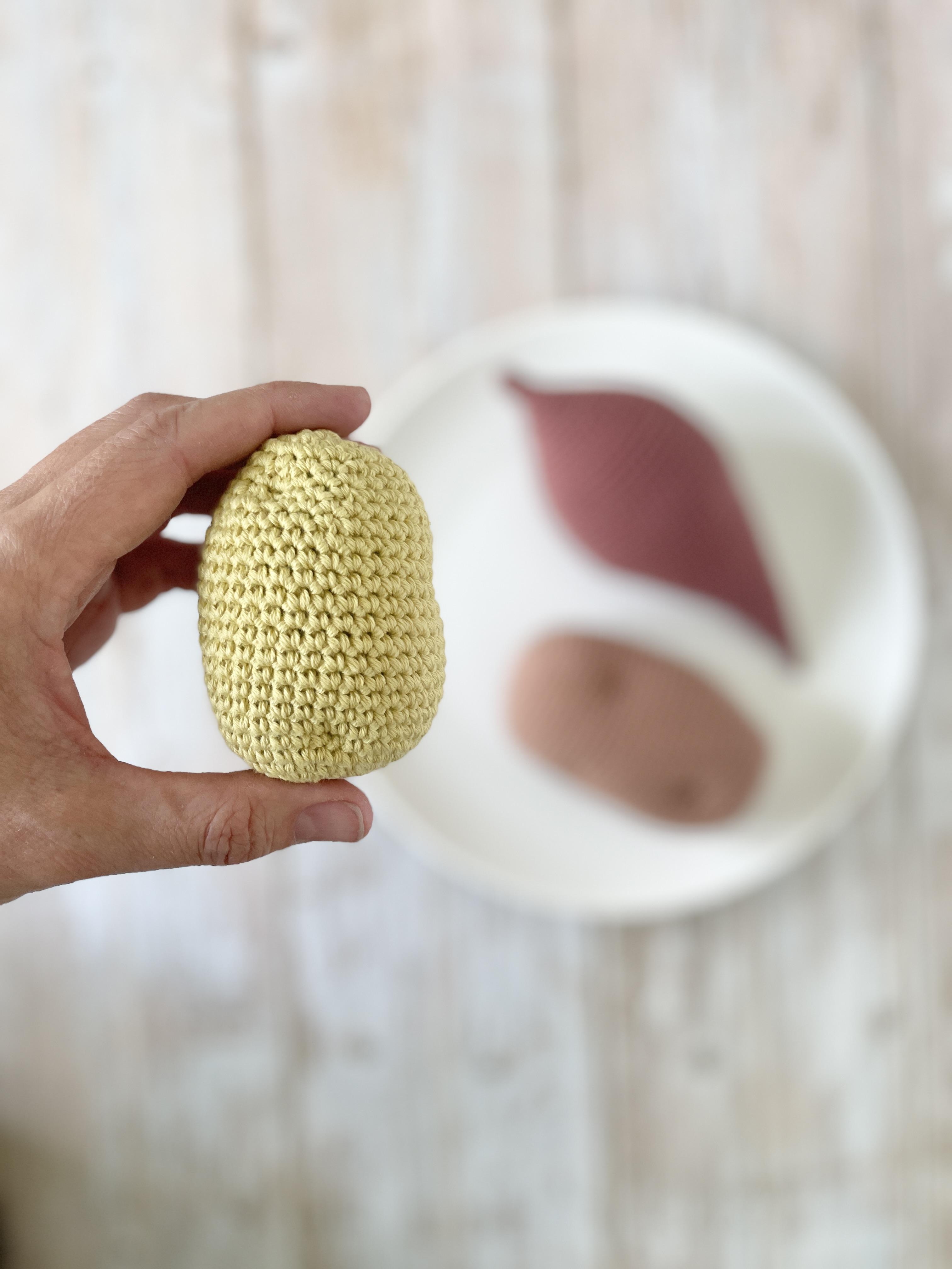 Potato Crochet Pattern: Free Russet, Golden, and Sweet Potatoes