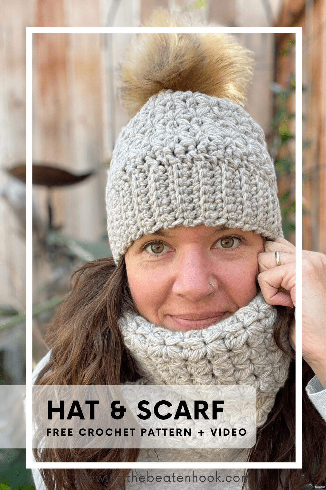 Crochet Hat and Scarf Pattern: The Halcyon Free Pattern Set