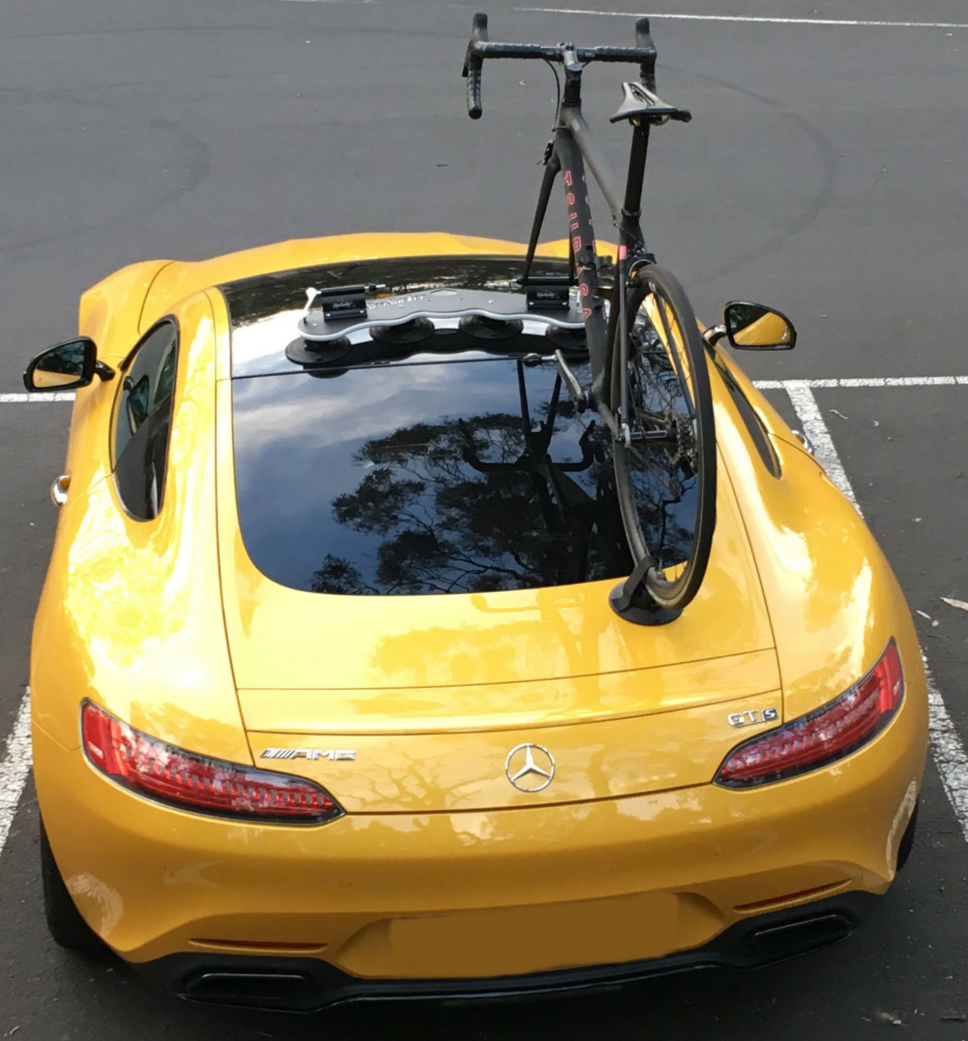 Mercedes AMG GTs Bike Rack - SeaSucker Down Under