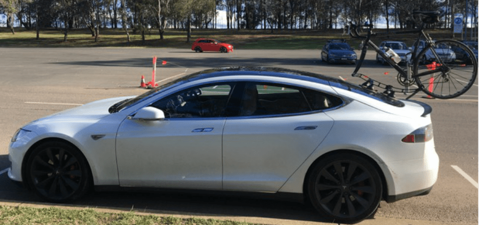 Tesla Model S Bike Rack - SeaSucker Down Under