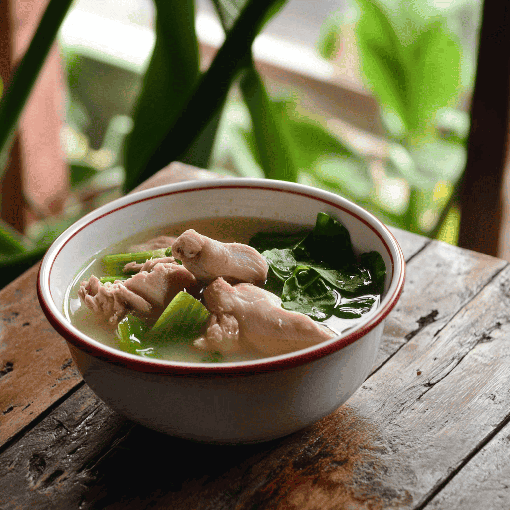 Tinolang Manok (Filipino Chicken Ginger Soup) - Kusina Secrets