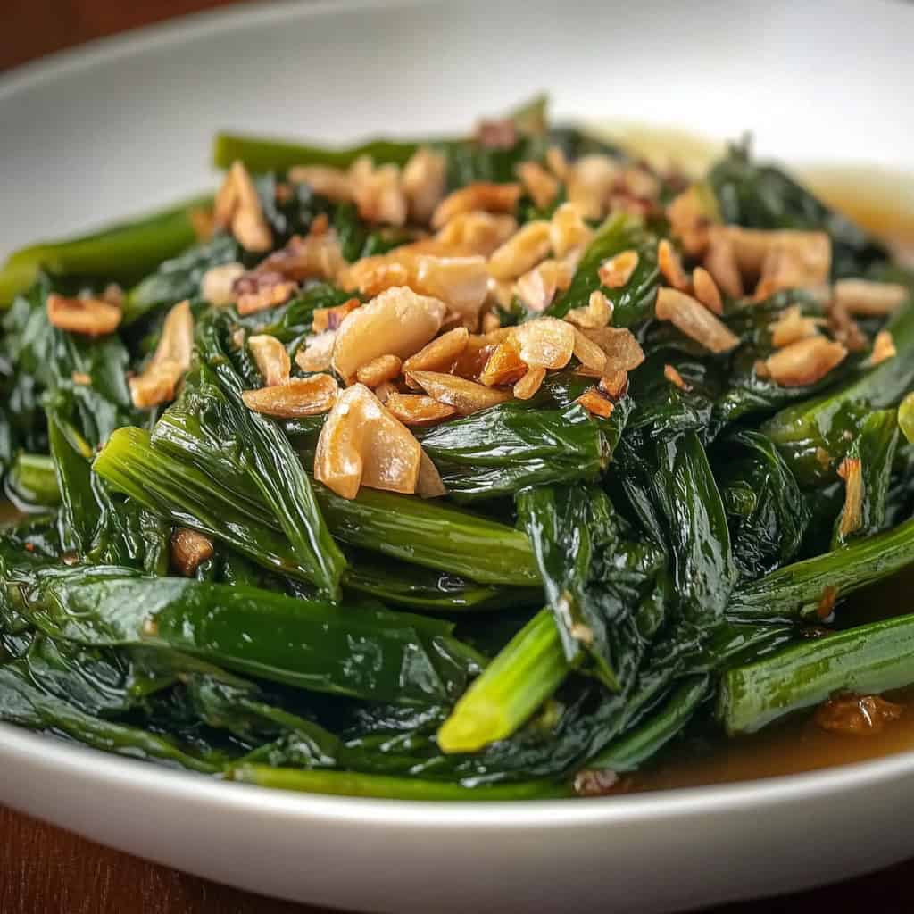 Adobong Kangkong (Filipino Water Spinach Adobo) - Kusina Secrets