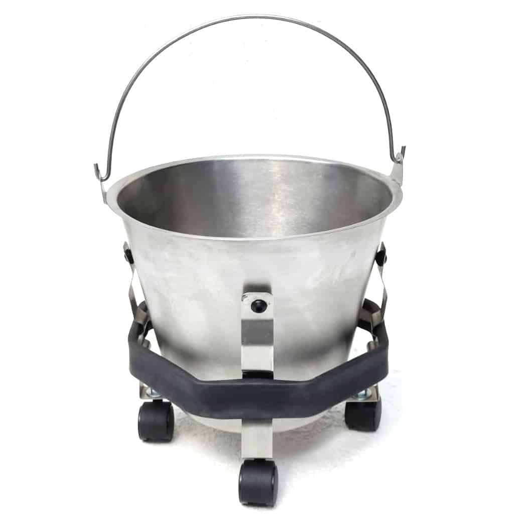 Cubeta Con Porta Cubeta Acero Inoxidable - Fabrica De Mobiliario Medico