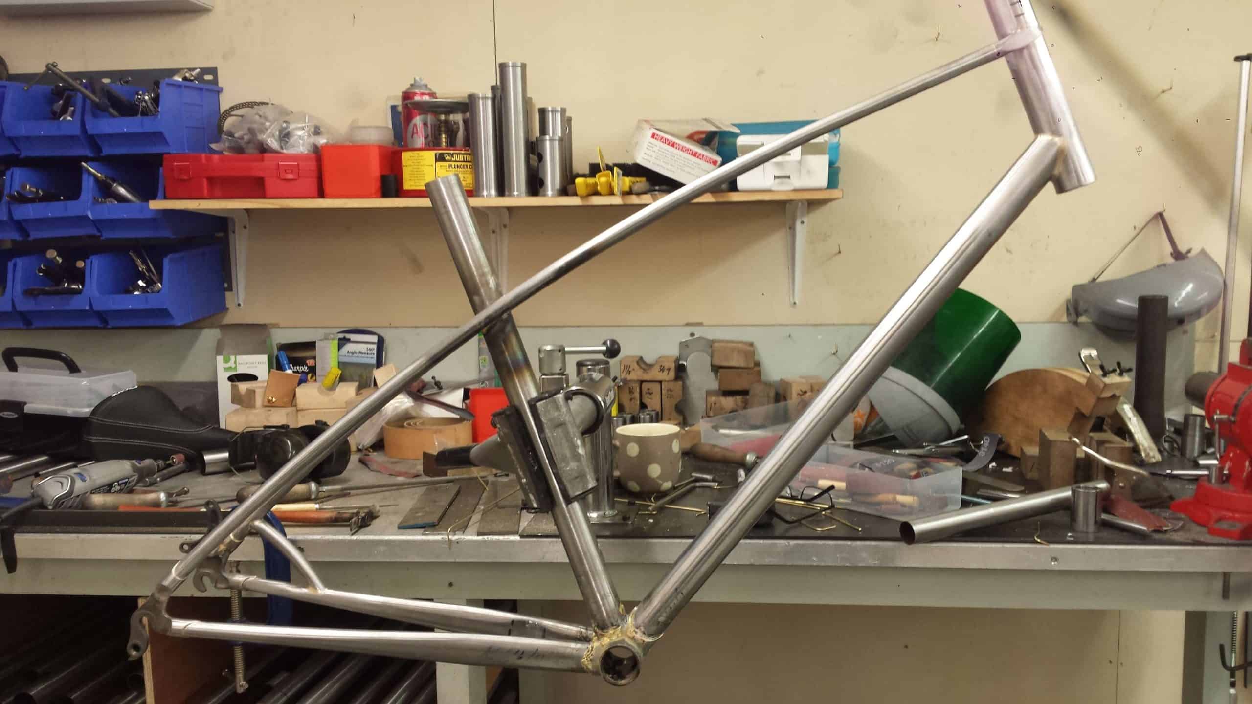 Frame Building at Downland Cycles – Novice Frame Builder