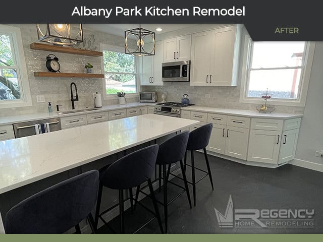 Albany Park Kitchen Remodel - Regency Home Remodeling